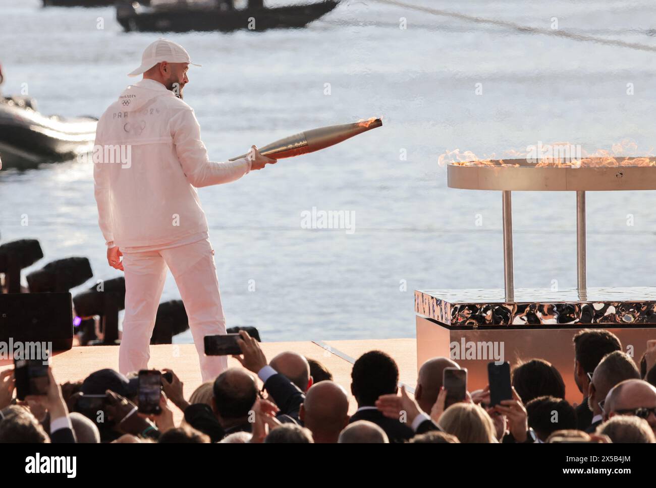 Marseille, France on May 8, 2024, French rapper Julien Mari aka Jul ...