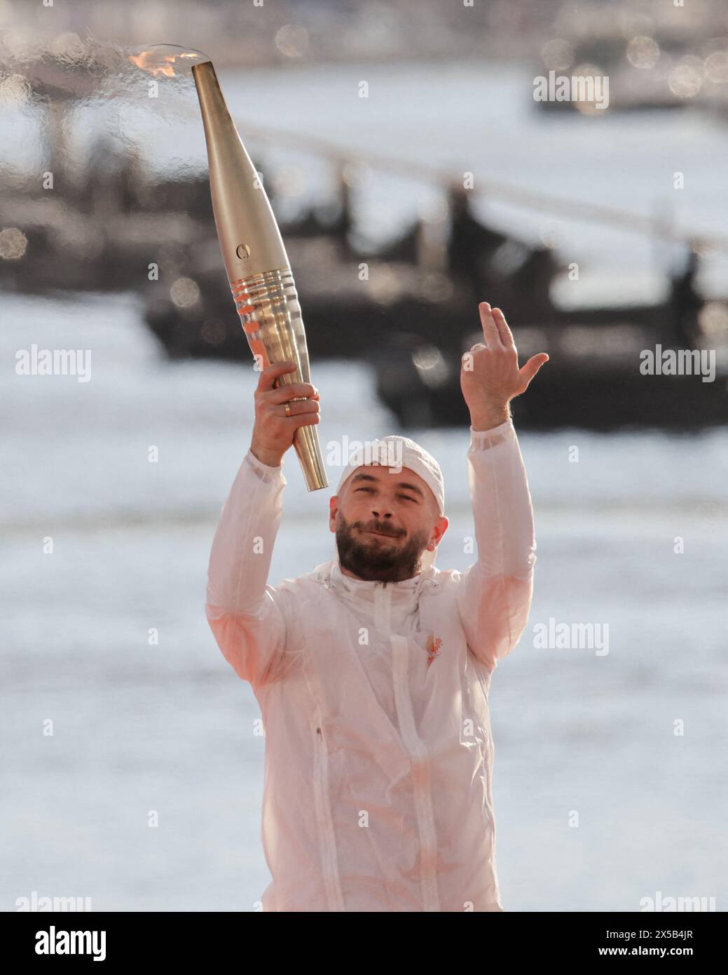 Marseille, France on May 8, 2024, French rapper Julien Mari aka Jul ...