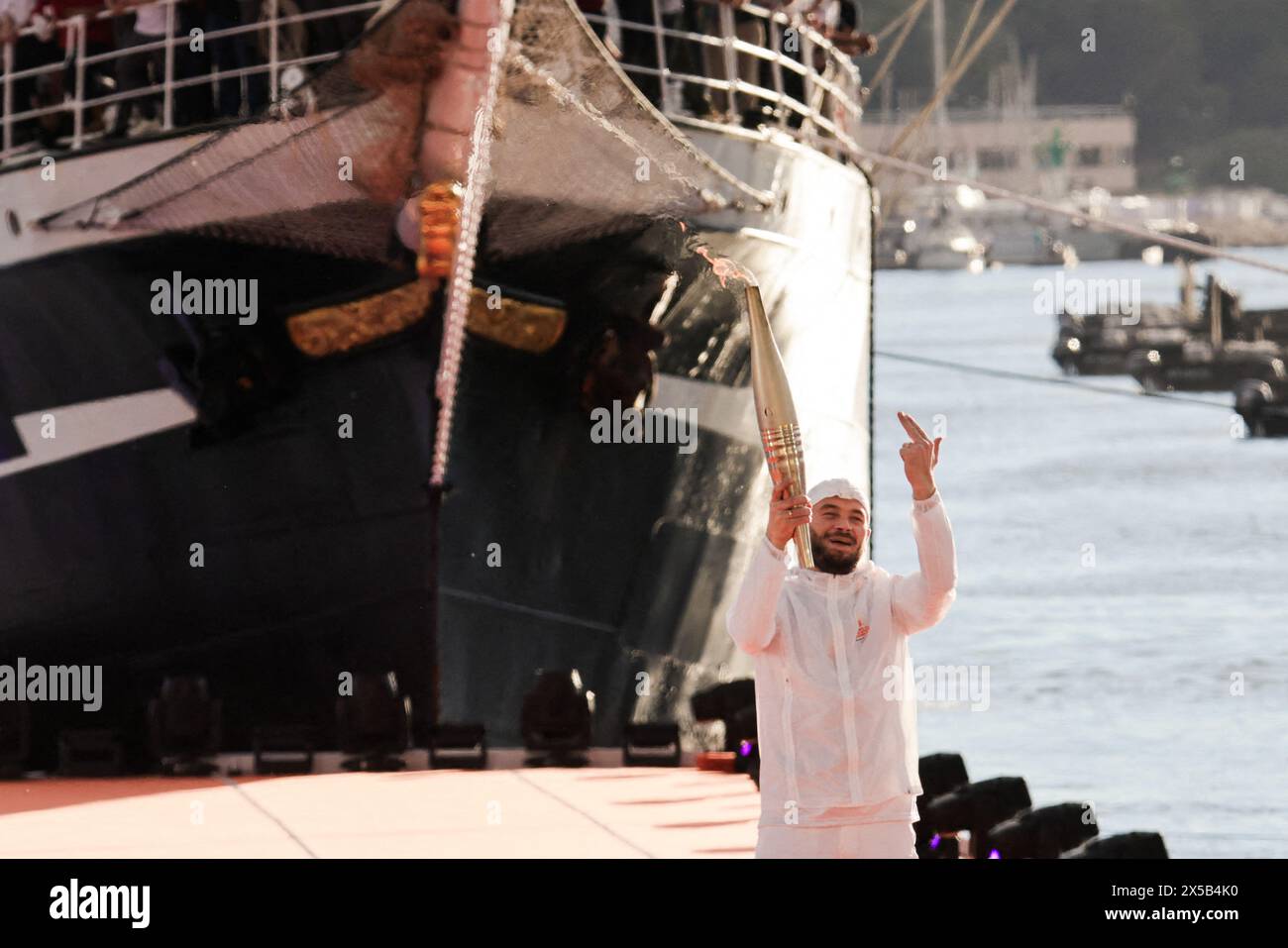 Marseille, France on May 8, 2024, French rapper Julien Mari aka Jul ...