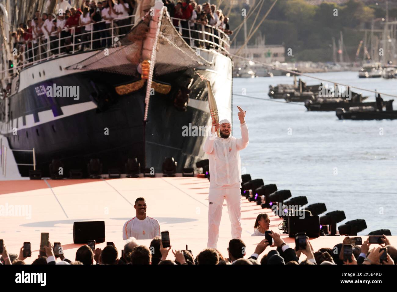 Marseille, France on May 8, 2024, French rapper Julien Mari aka Jul ...
