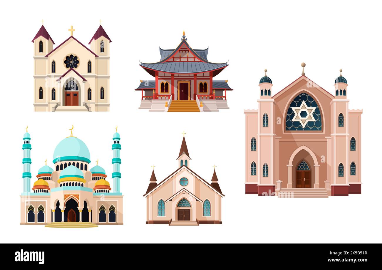 Catholic and Orthodox church, Buddhist temple, mosque, Synagogue ...