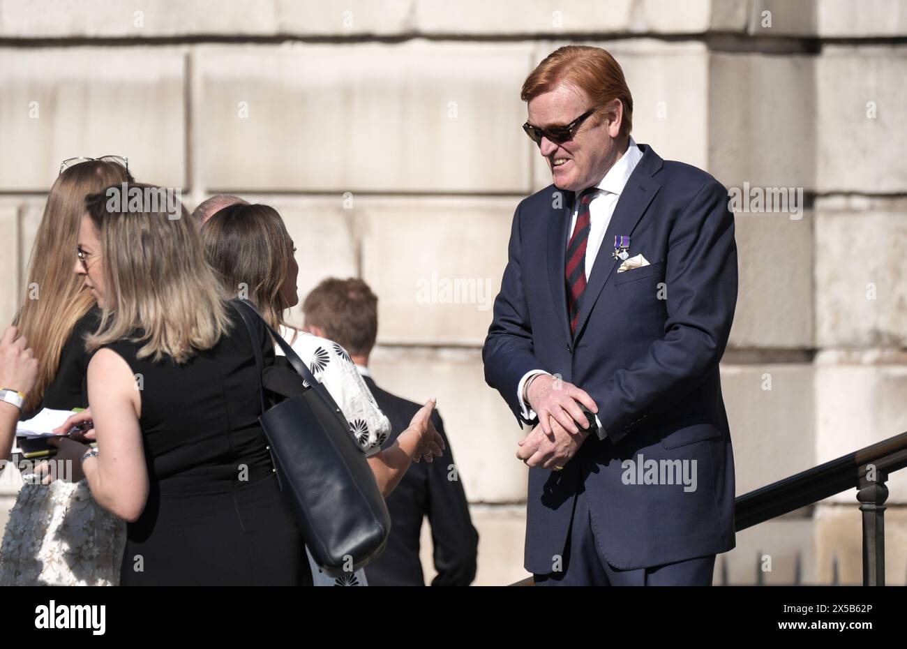 Former army officer Mark Dyer arrives at St Paul's Cathedral in London ...