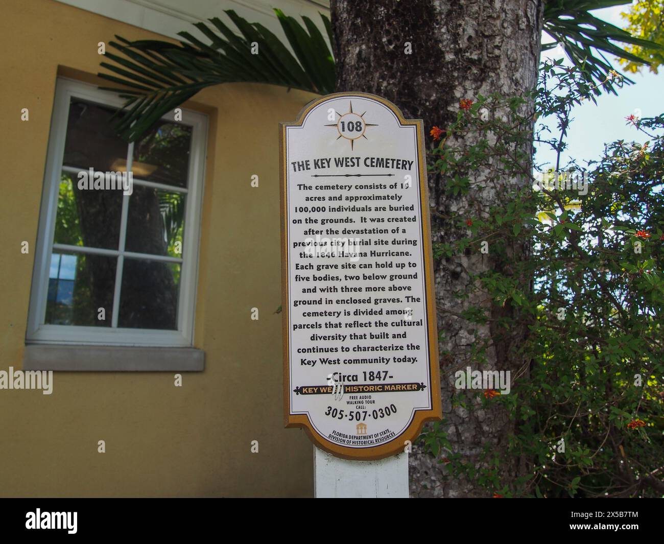 Key West Cemetery Historical Market, Key West, FL, USA, April 16, 2024 ...