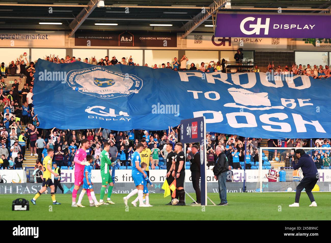 8th May 2024; Weston Homes Stadium, Peterborough, Cambridgeshire ...