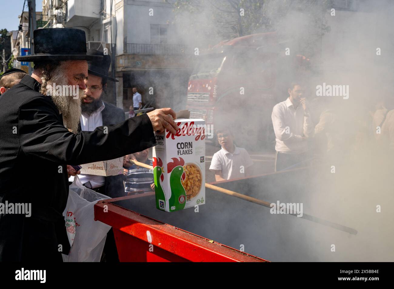 Participants seen during the procession of the Holy Fire Ceremony of ...