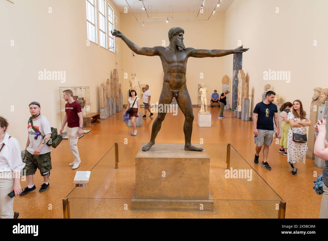 Bronze Statue of Zeus or Poseidon ca. 460 B.C. National Archaeological ...