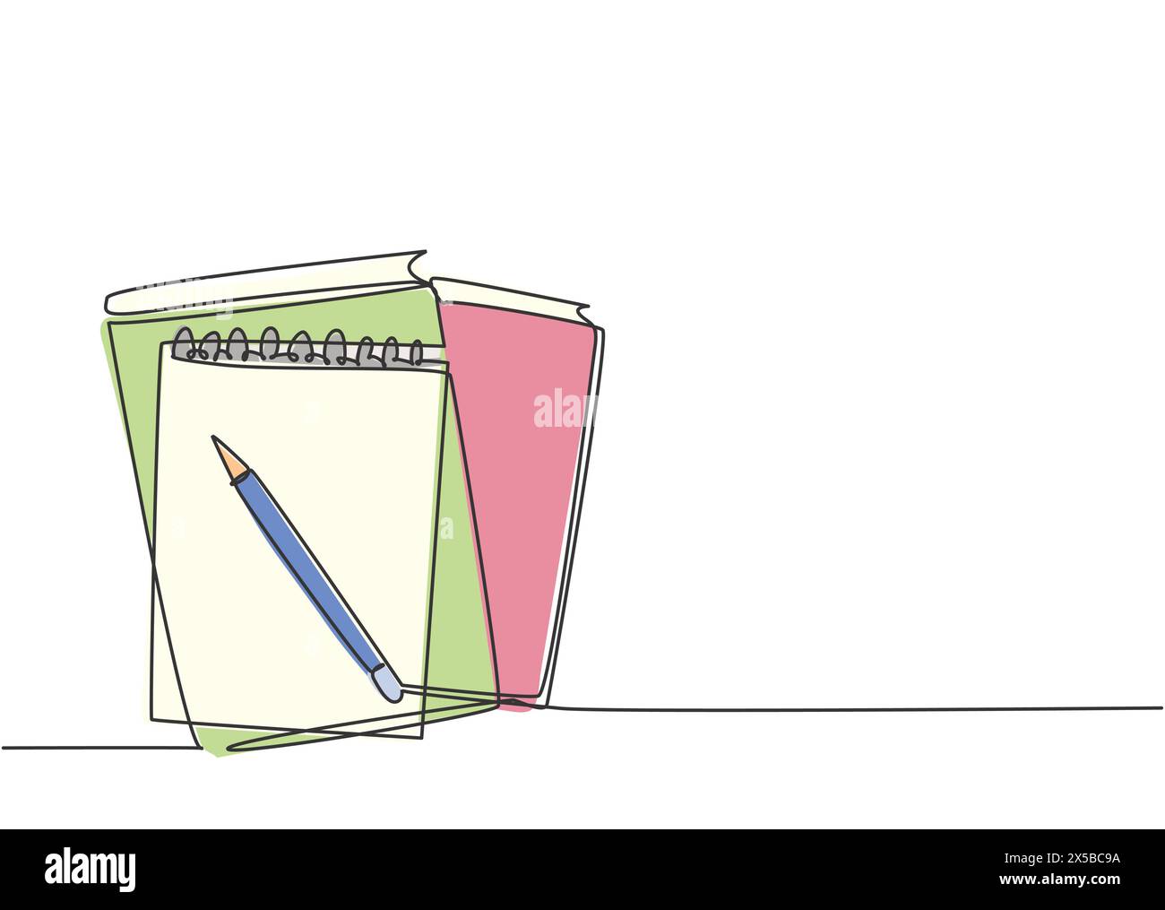 Idea writing on notebook Stock Vector Images - Alamy