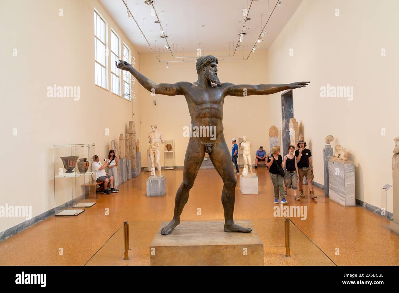 Bronze Statue of Zeus or Poseidon ca. 460 B.C. National Archaeological ...