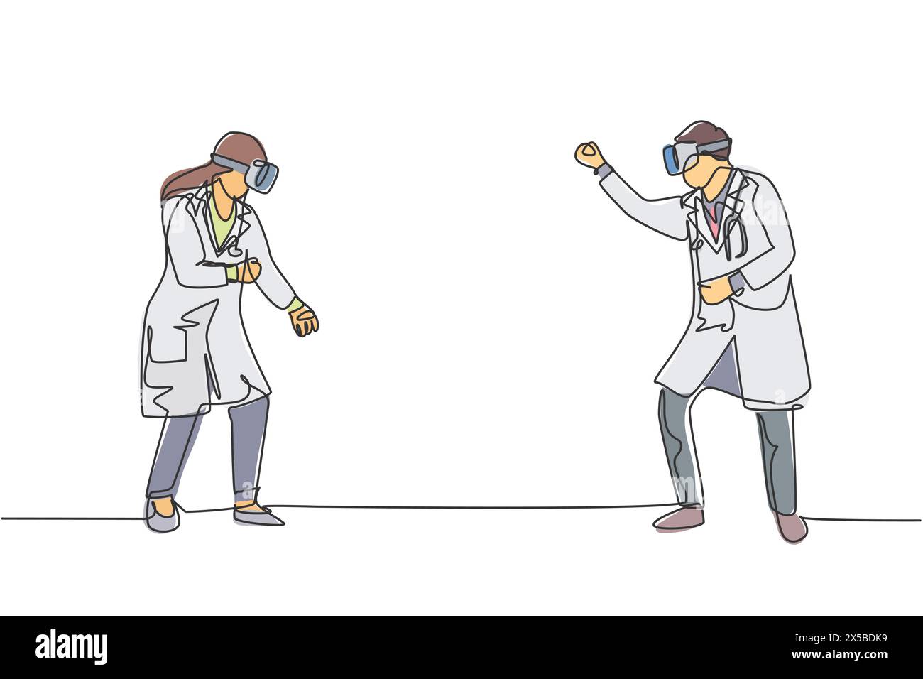 Healthcare simulation vr Stock Vector Images - Alamy