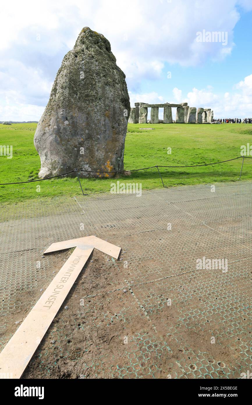 Salisbury, England- March 30, 2024: Stonehenge, The Prehistoric ...