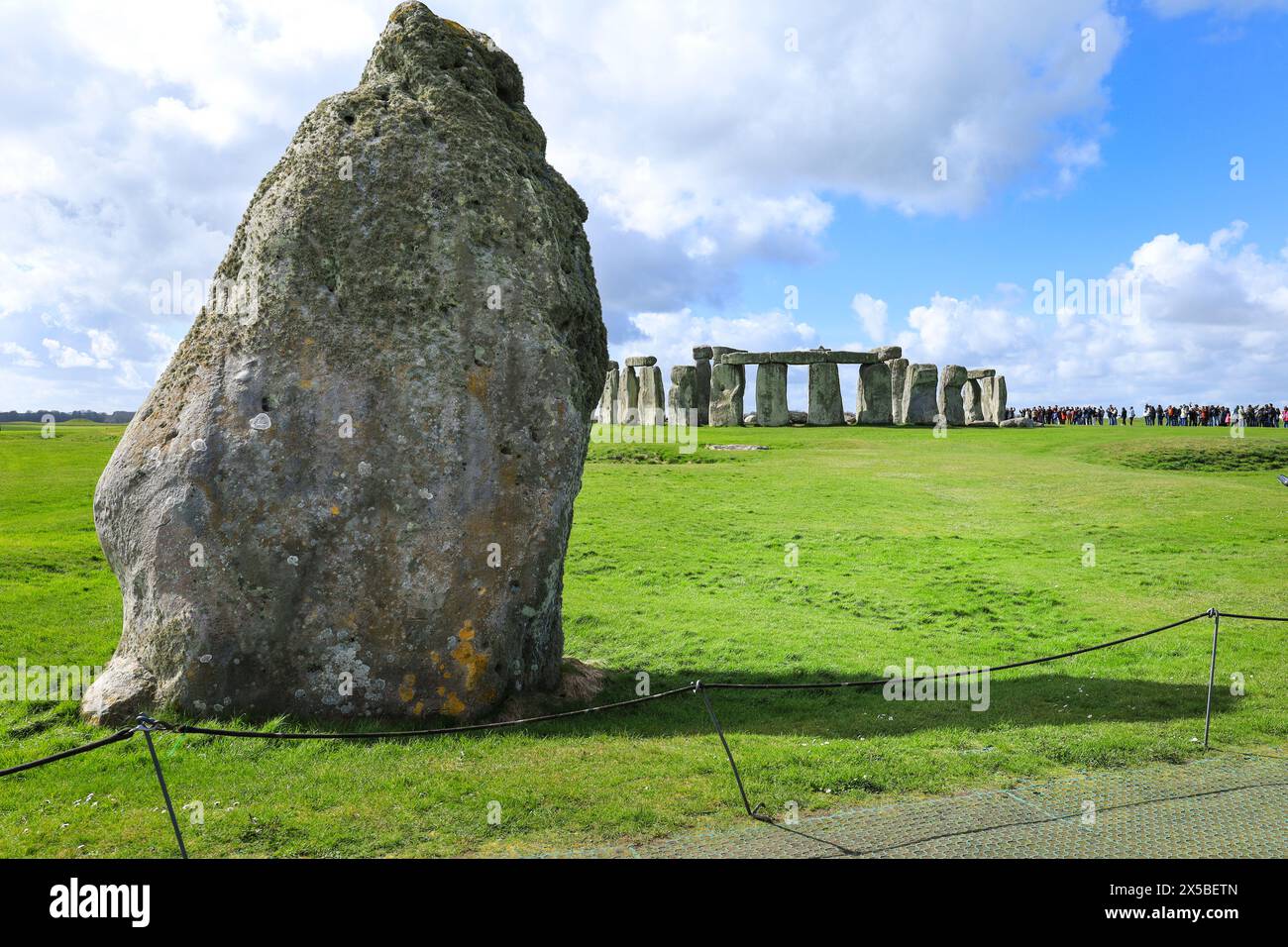 Salisbury, England- March 30, 2024: Stonehenge, The Prehistoric ...