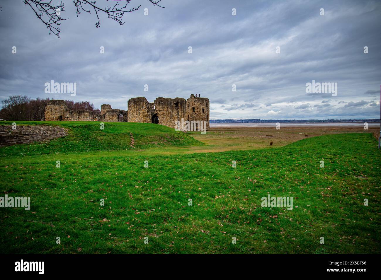 Exploring the beauty of Flint Castle and natural surroundings in Wales ...