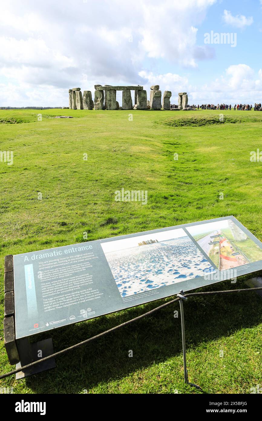 Salisbury, England- March 30, 2024: Stonehenge, The Prehistoric ...