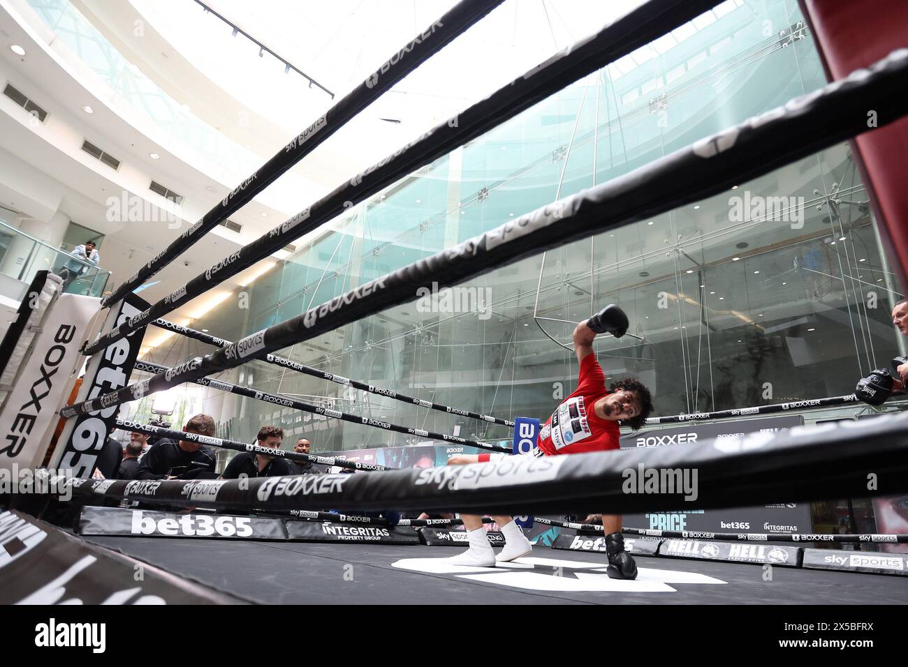 Cardiff, UK. 08th May, 2024. Moses Jolly, heavyweight boxer from ...