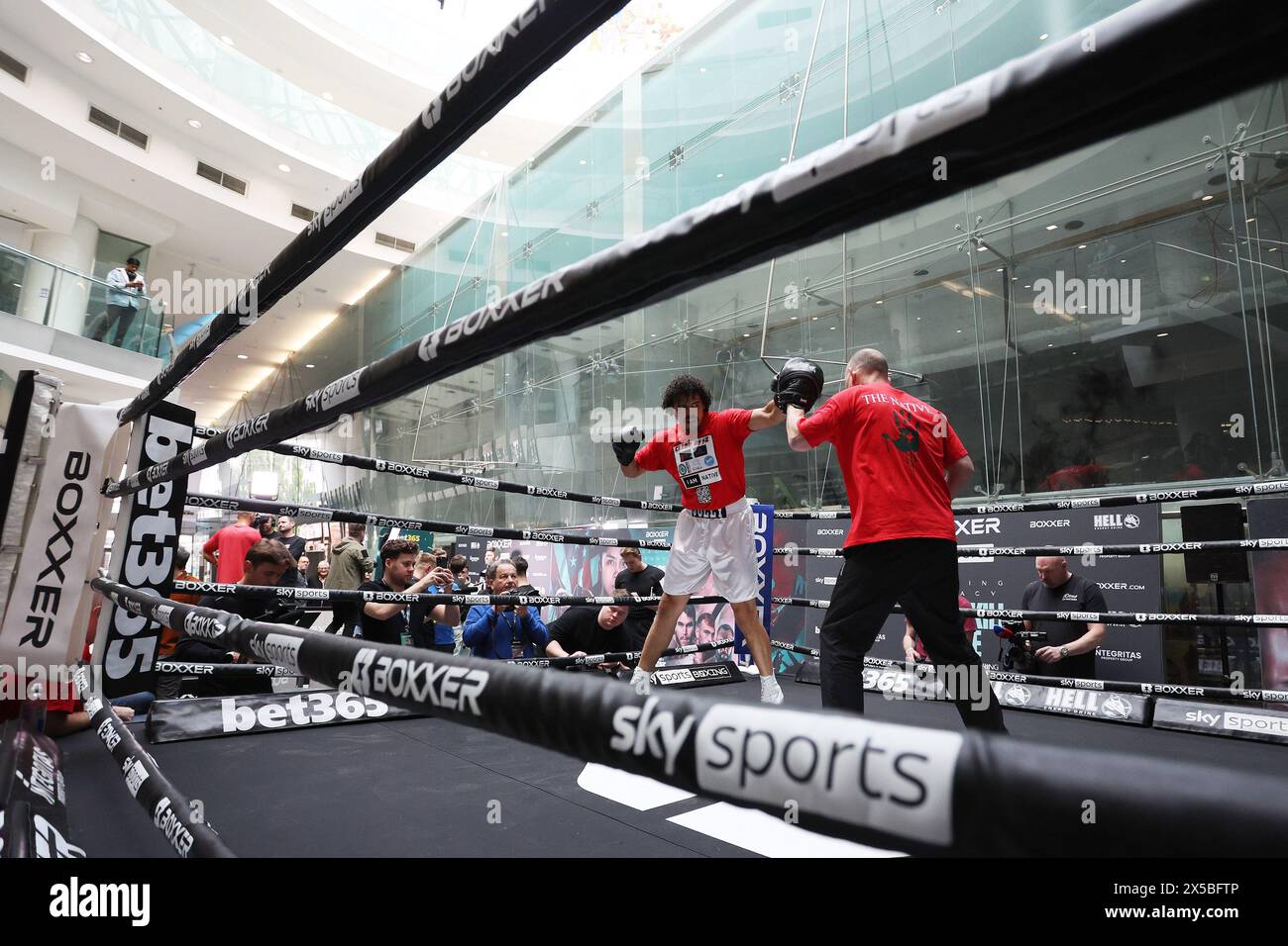 Cardiff, UK. 08th May, 2024. Moses Jolly, heavyweight boxer from ...