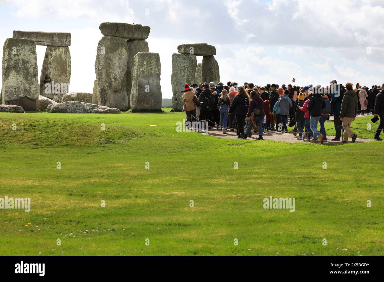 Salisbury, England- March 30, 2024: Stonehenge, The Prehistoric ...