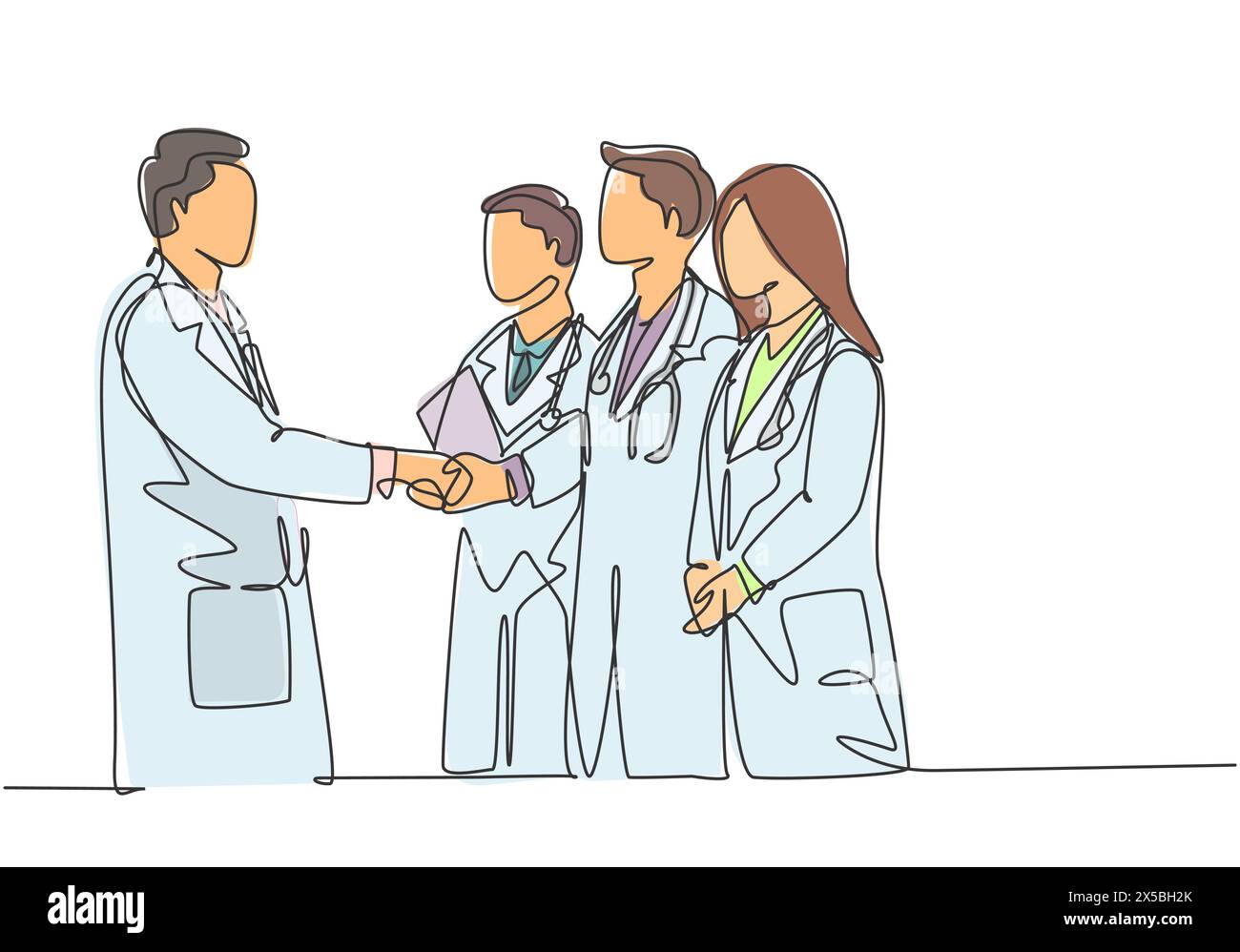 Shaking head woman Stock Vector Images - Alamy