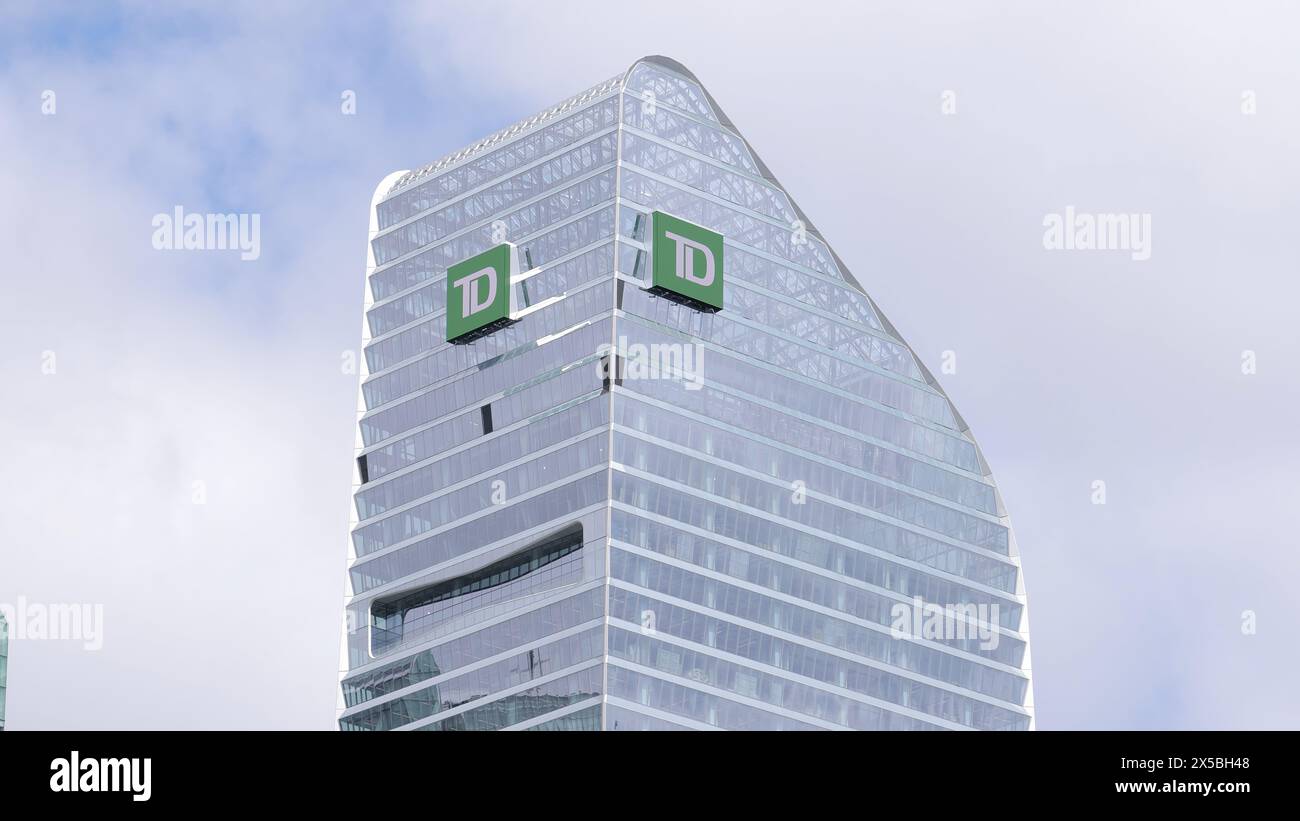 TD Bank Tower in Toronto Canada - TORONTO, CANADA - APRIL 15, 2024 ...