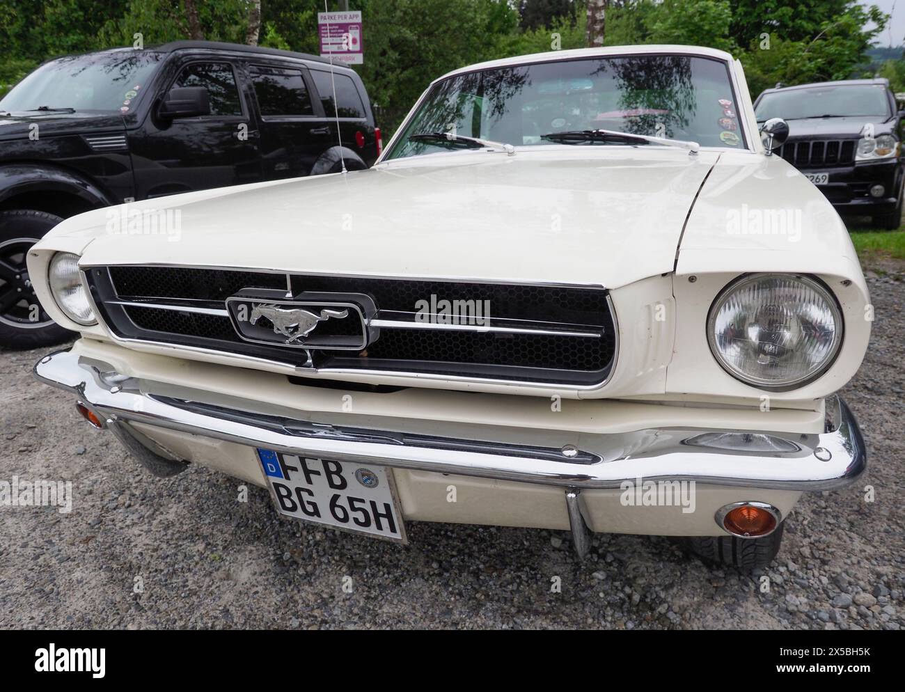 1965 Ford Mustang. The first production Mustang rolled off the assembly ...
