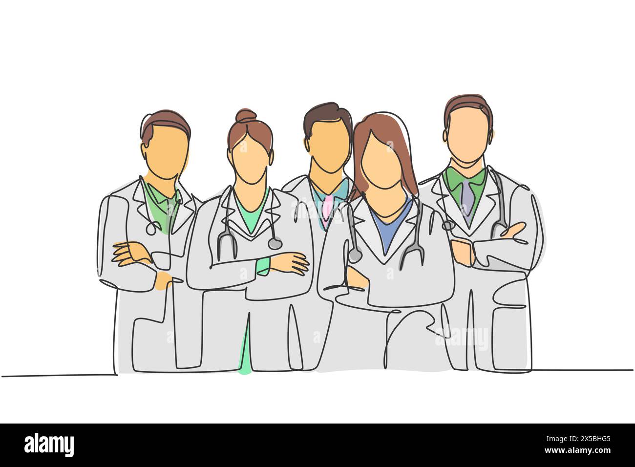 Team professional doctors on Stock Vector Images - Alamy