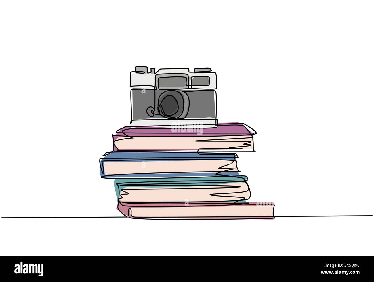 Books stack classic Stock Vector Images - Alamy