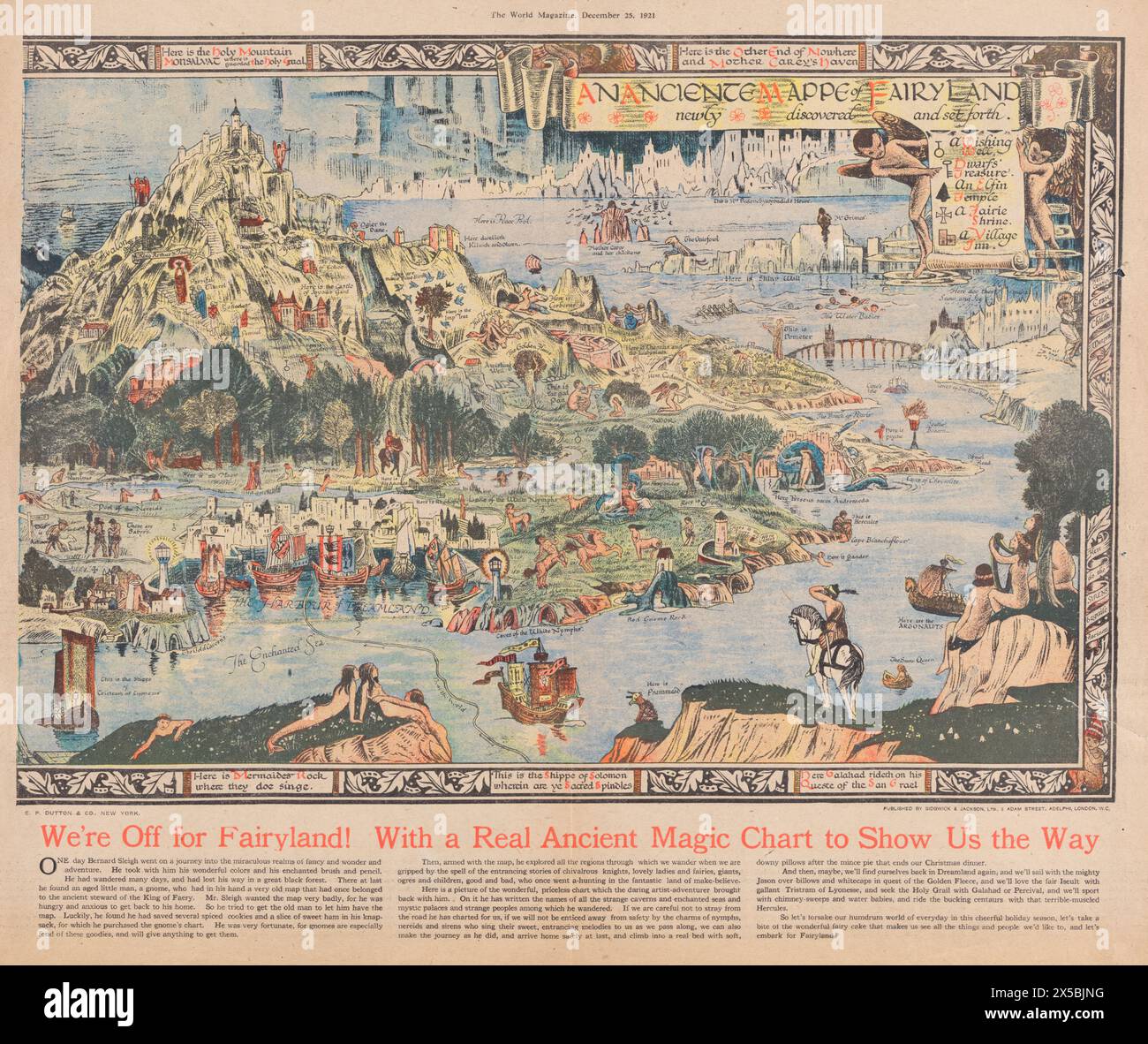 Fairyland map hi-res stock photography and images - Alamy