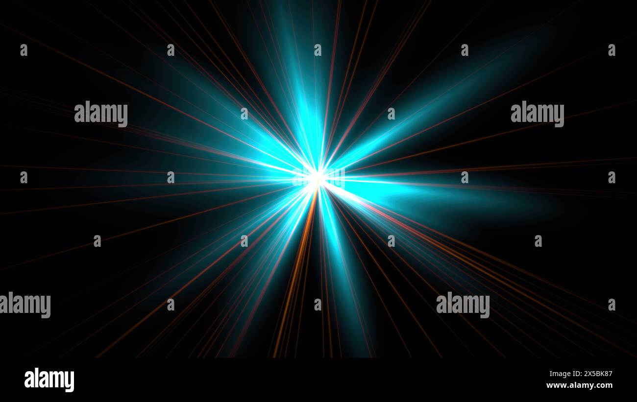 Abstract Shiny Star. Computer generated 3d render Stock Photo - Alamy