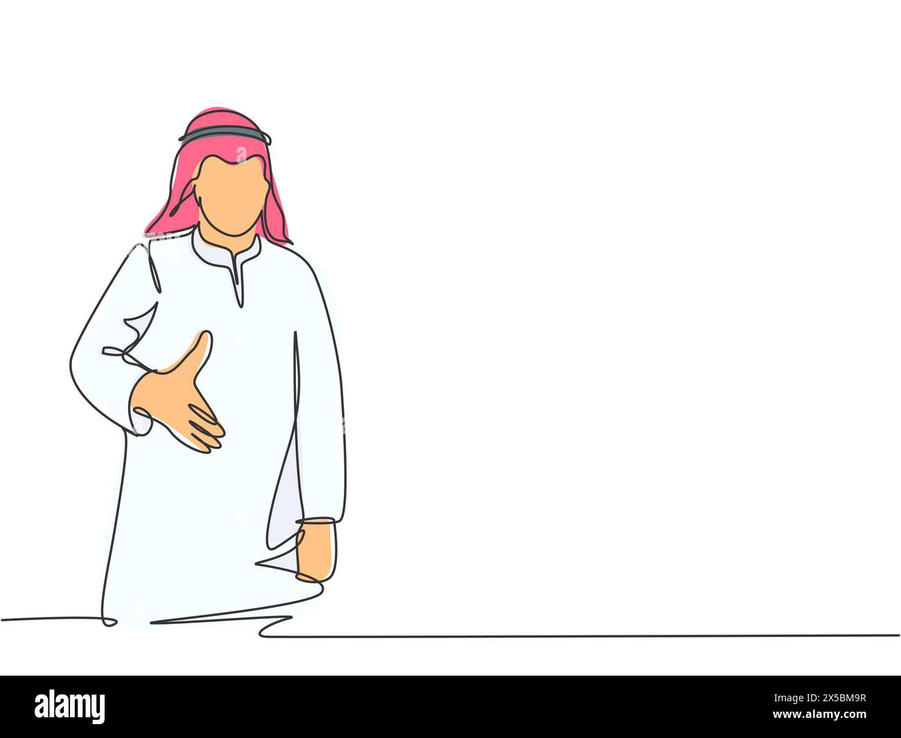 Single Continuous Line Drawing Of Young Happy Male Pop Singer Holding Microphone And Singing On