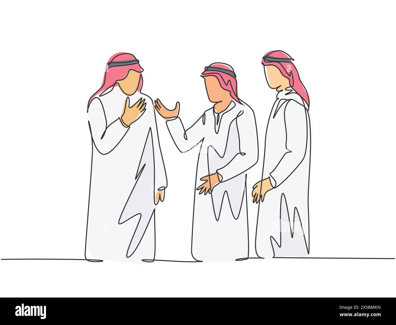 Middle east people talk Stock Vector Images - Alamy