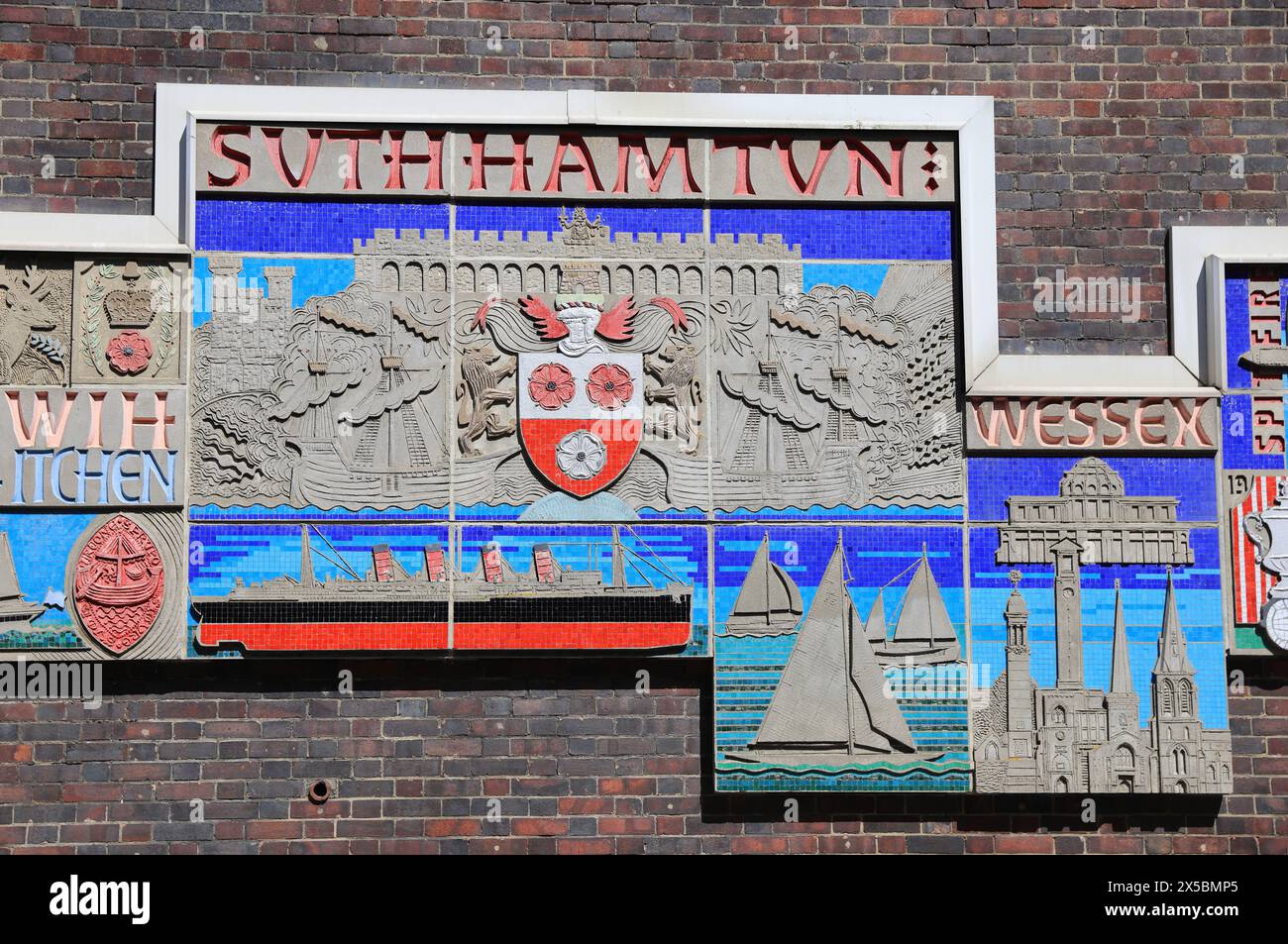 Hamtun Street Mural, presenting a visual history of Southampton & was ...