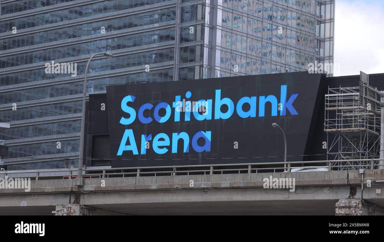 Scotia Bank arena in Toronto - TORONTO, CANADA - APRIL 15, 2024 Stock ...
