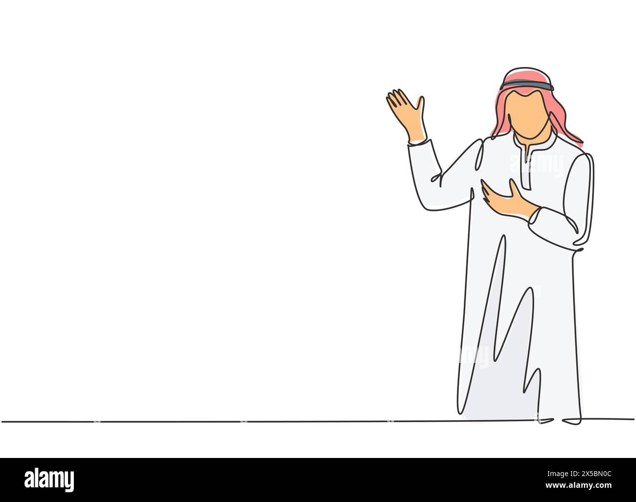 Middle east presenter Stock Vector Images - Alamy