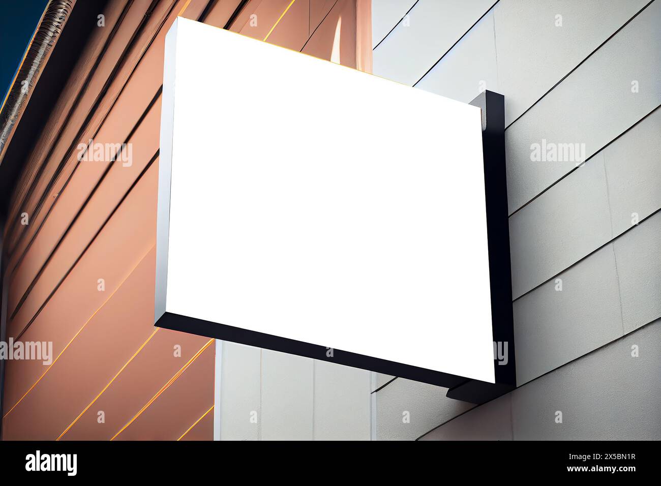 Outdoor store banner signage mockup - signboard for shop, store ...