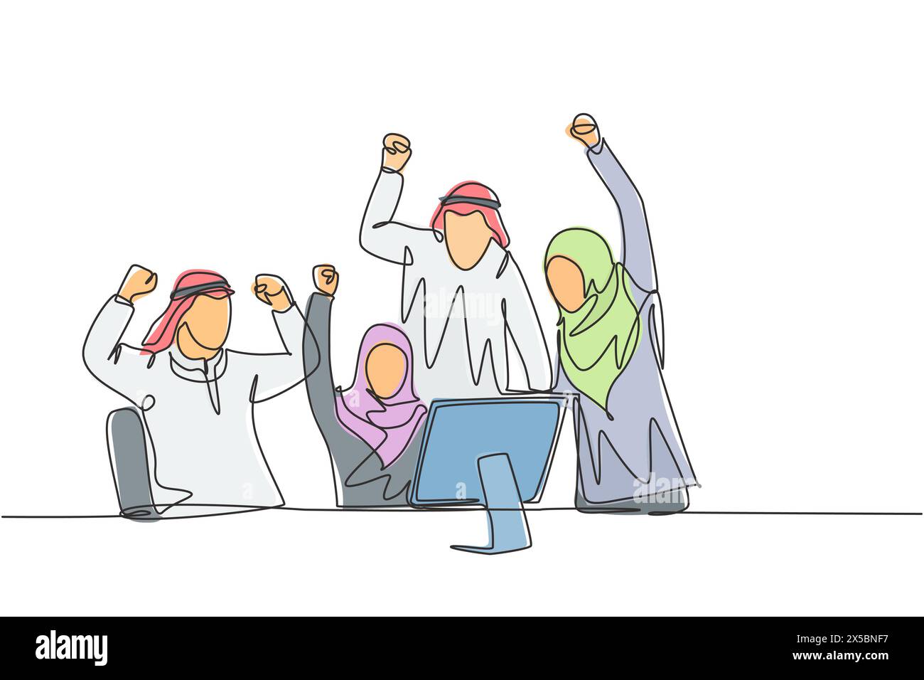 Male muslim community gathering Stock Vector Images - Alamy