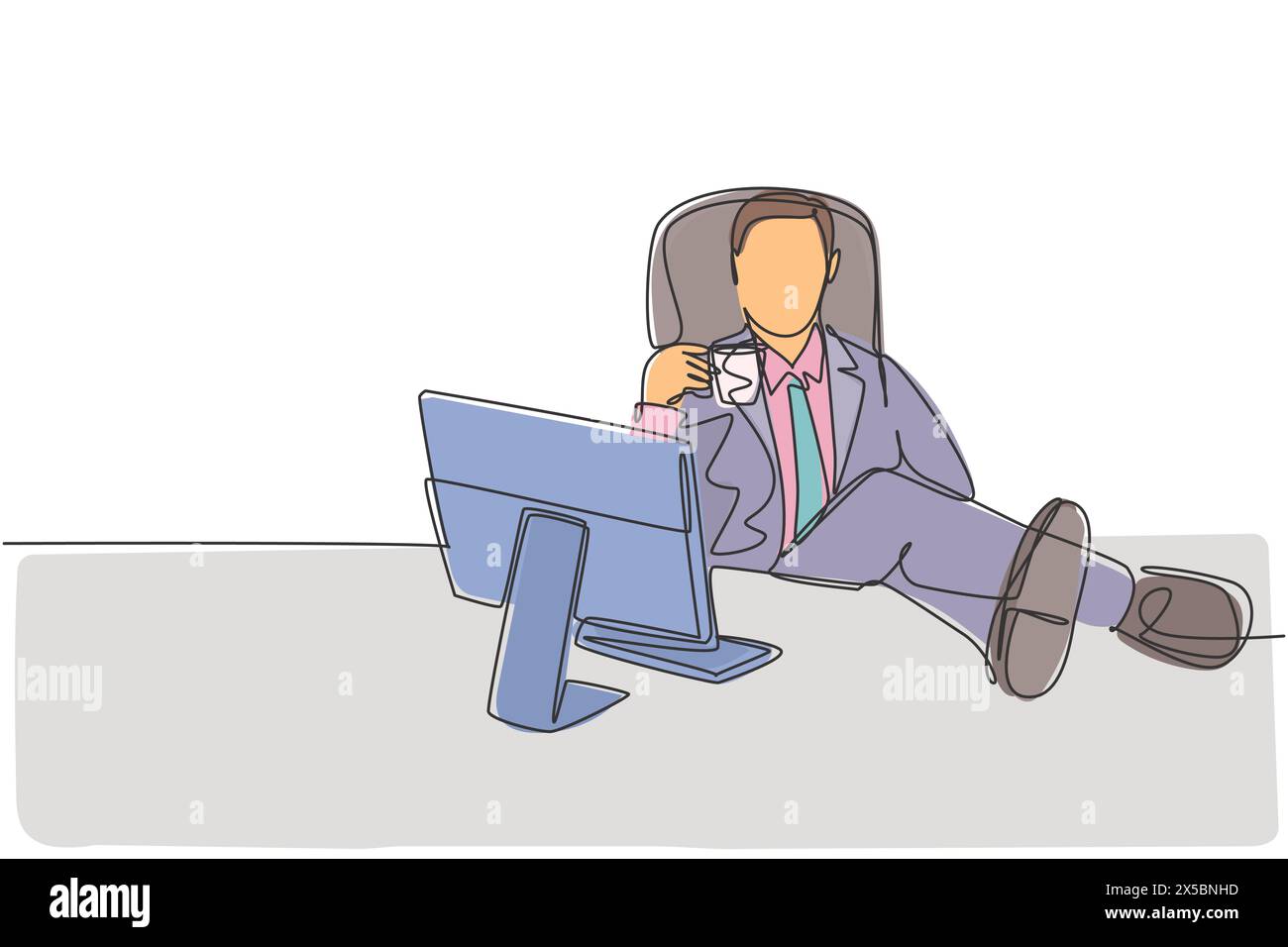 Coffee break office people Stock Vector Images - Alamy