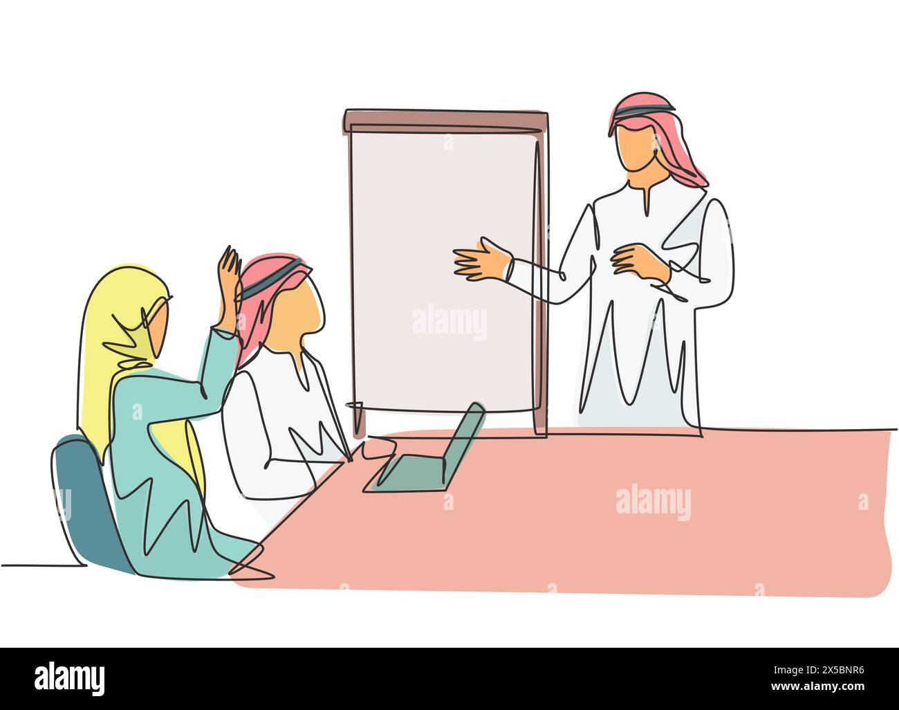 Professional young woman coaching Cut Out Stock Images & Pictures - Alamy