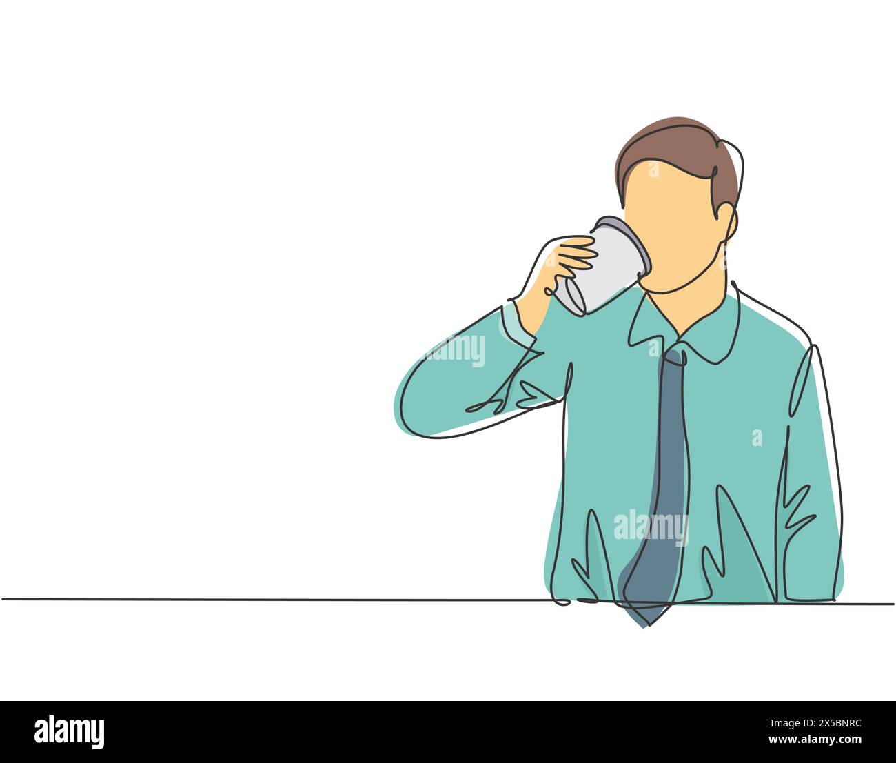Coffee break office people Stock Vector Images - Alamy