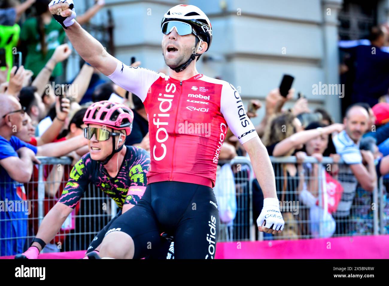 Lucca, Italy. 08th May, 2024. FRA Benjamin Thomas -COF Wins the Genova ...