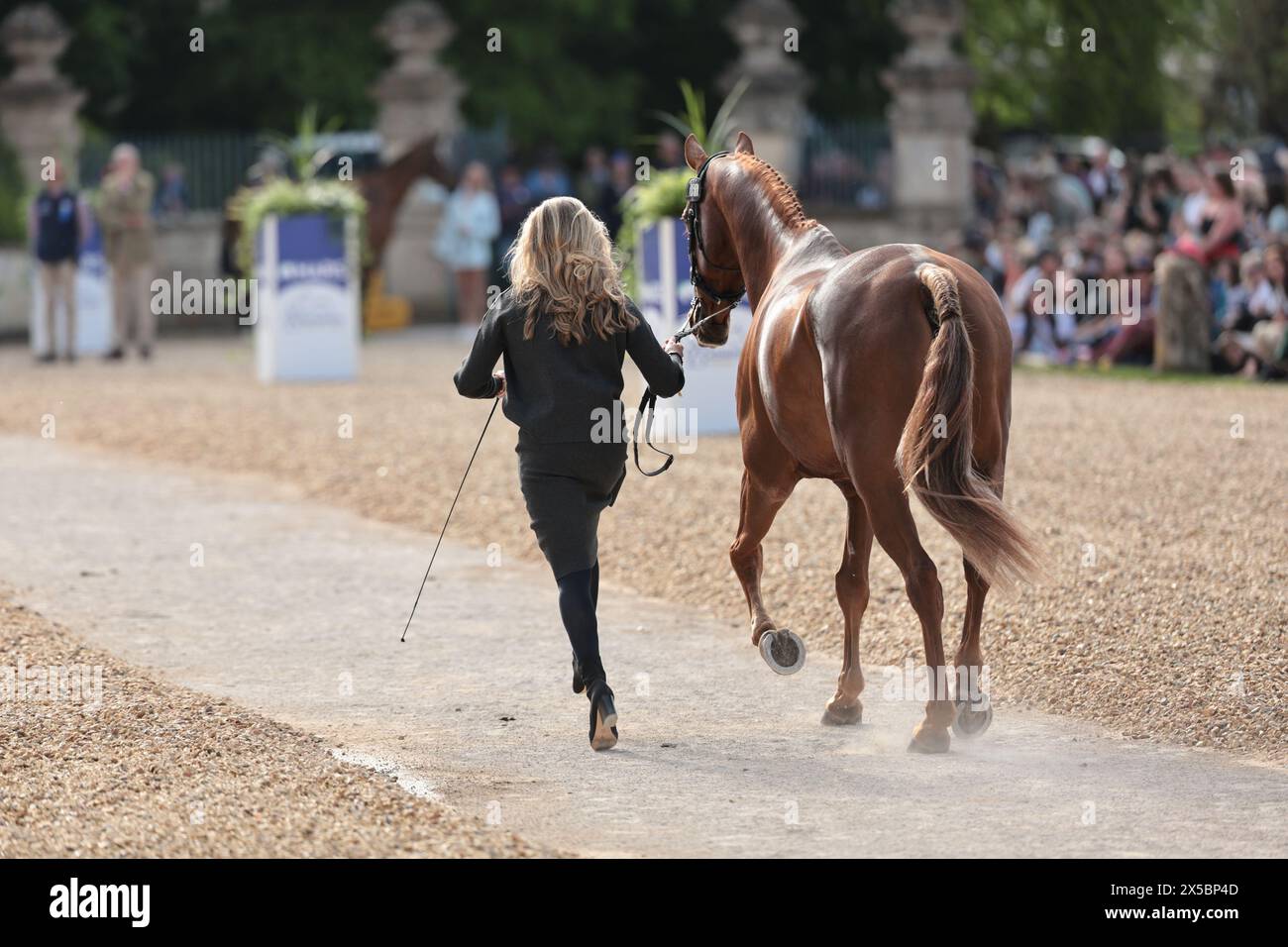 Alexandra Knowles of the United States with Morswood during the first ...