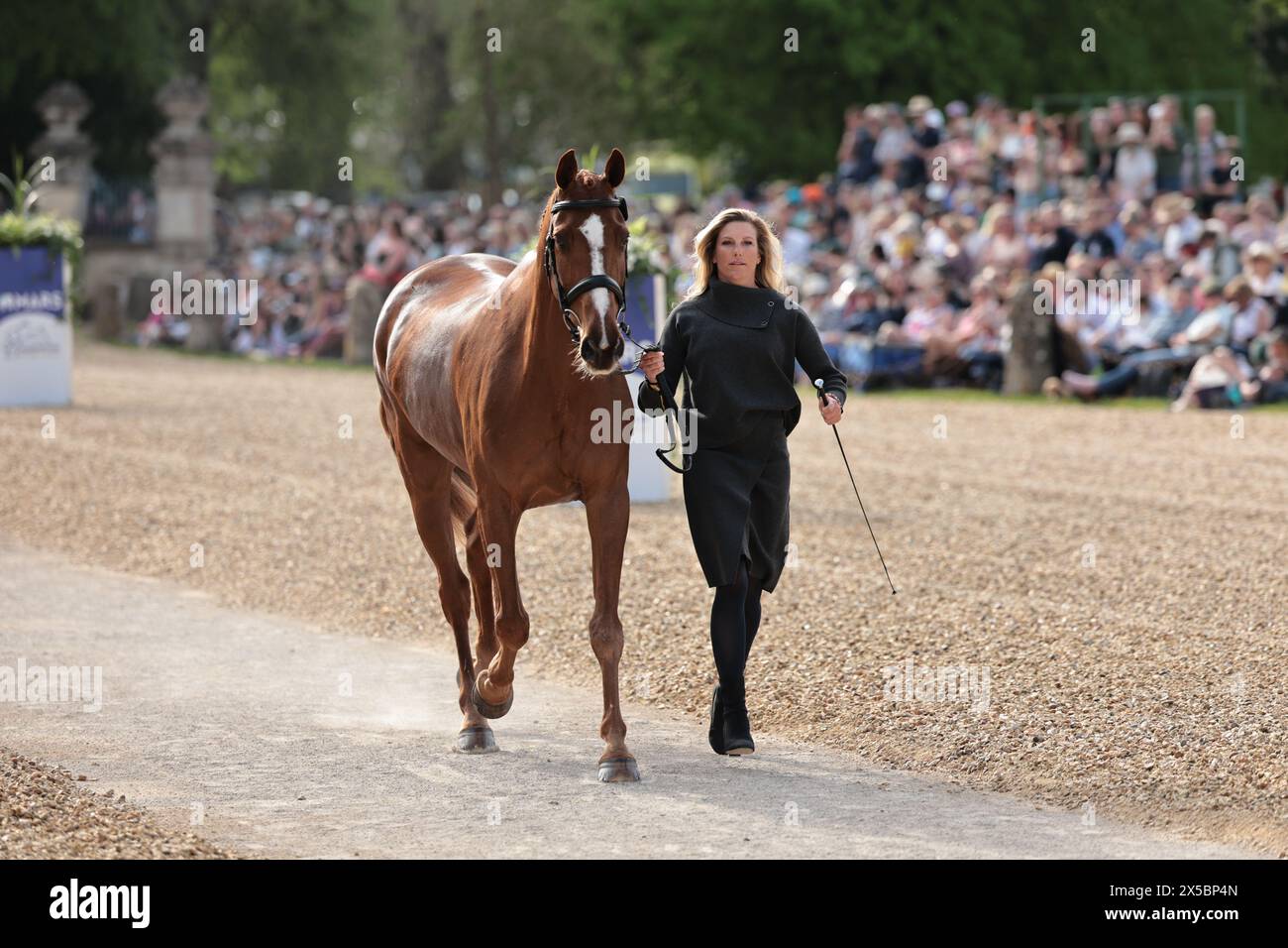 Alexandra Knowles of the United States with Morswood during the first ...
