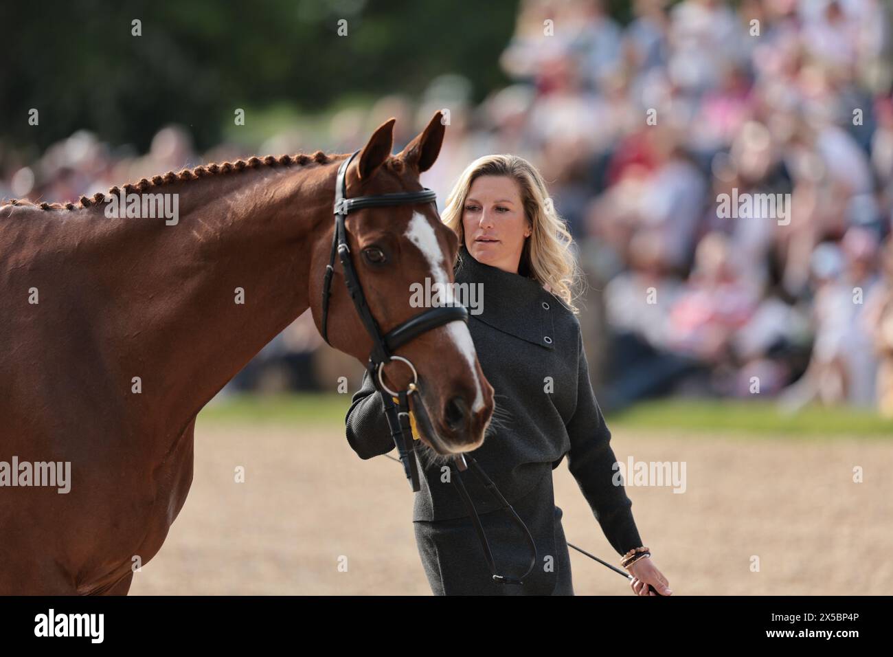 Alexandra Knowles of the United States with Morswood during the first ...