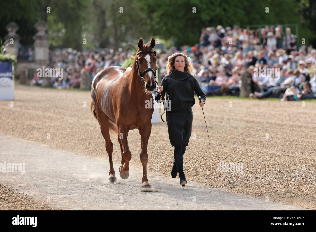 Alexandra Knowles of the United States with Morswood during the first ...