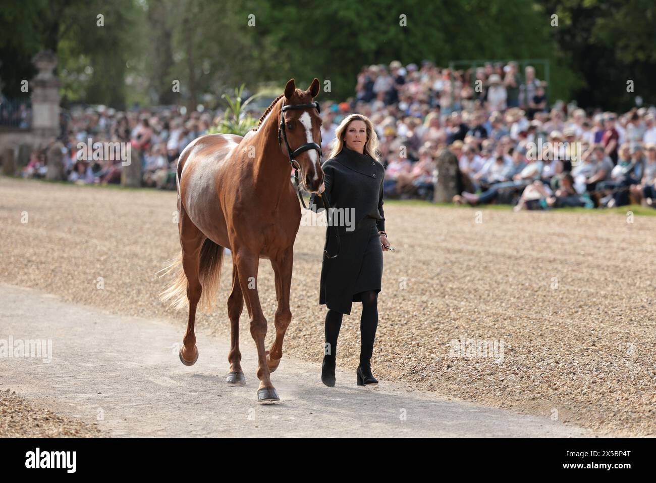 Alexandra Knowles of the United States with Morswood during the first ...