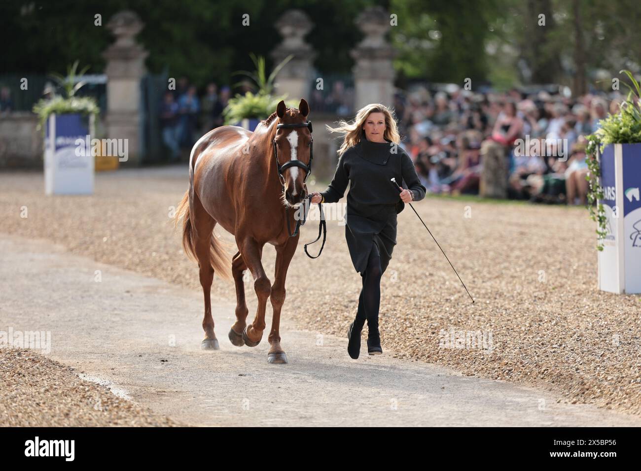 Alexandra Knowles of the United States with Morswood during the first ...