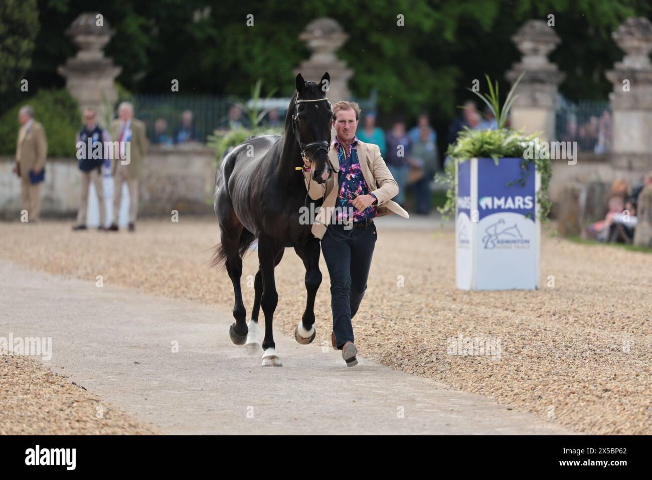 David Doel of Great Britain with Galileo Nieuwmoed during the first ...