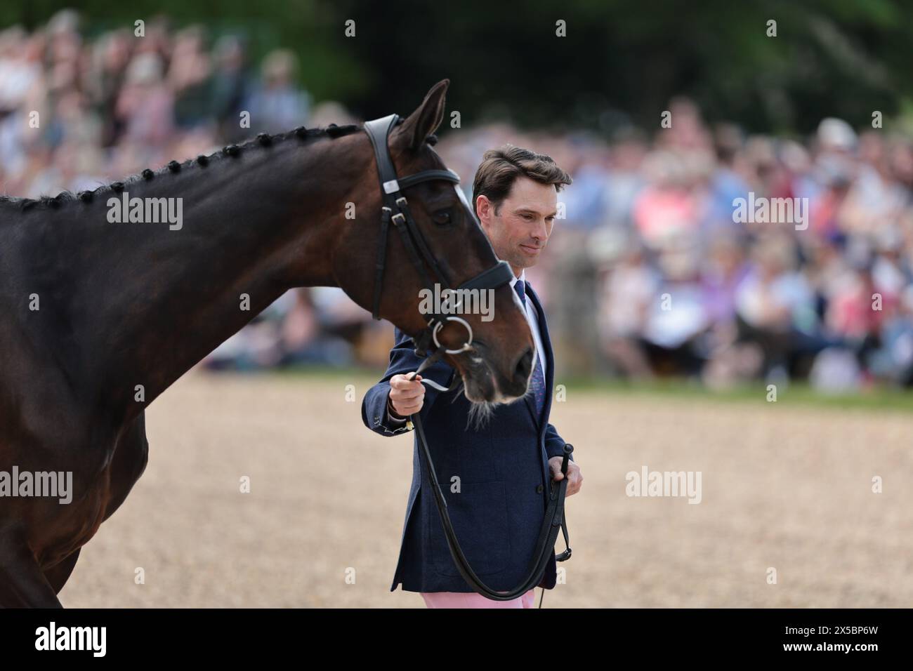 Harry Meade of Great Britain with Cavalier Crystal during the first ...