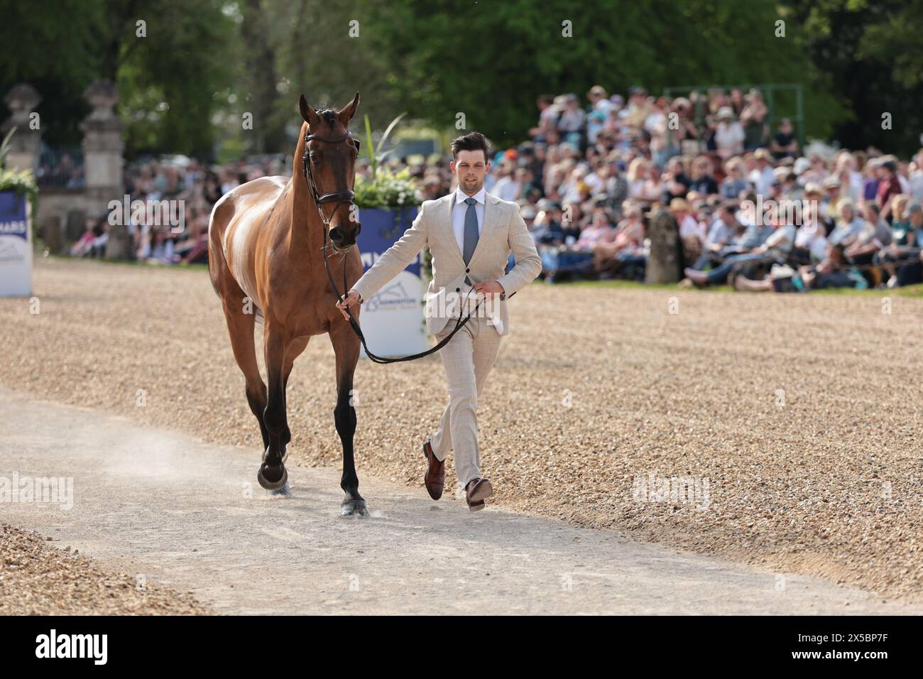 Harry Mutch of Great Britain with Hd Bronze during the first horse ...
