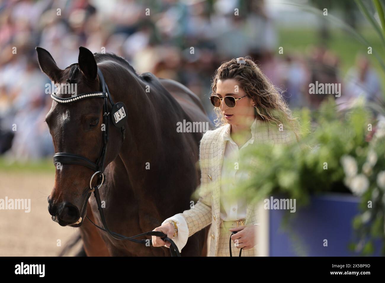 Kristina Hall-Jackson of Great Britain with Cms Google during the first ...