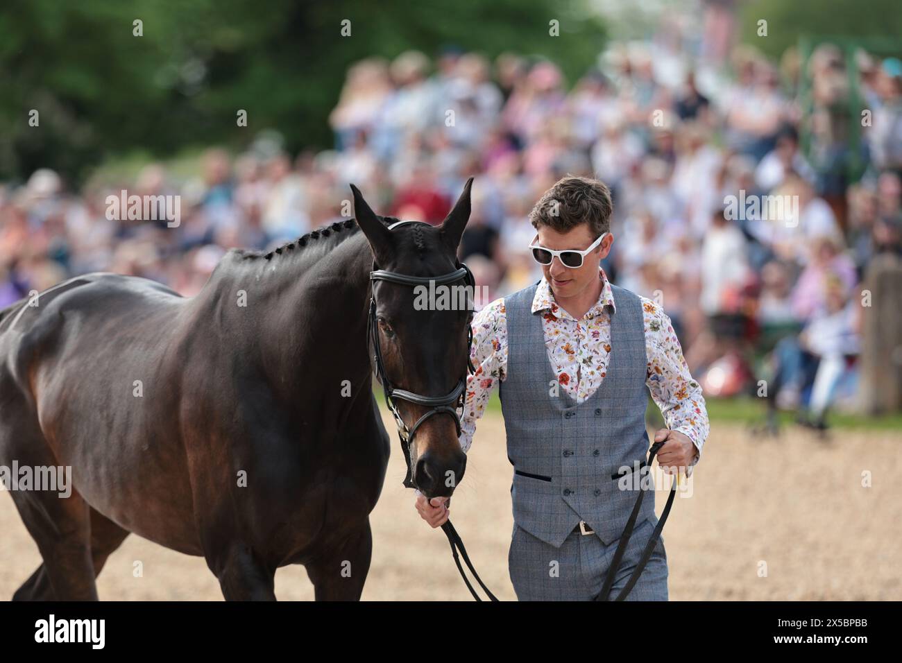 Tom Crisp of Great Britain with Liberty And Glory during the first ...