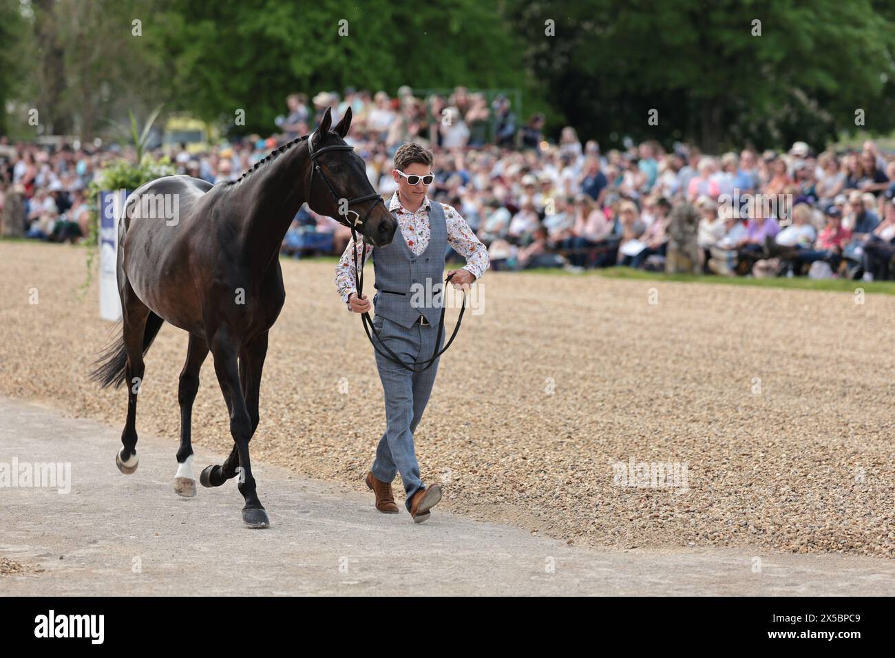 Tom Crisp of Great Britain with Liberty And Glory during the first ...